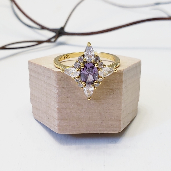 thenordictradingco.com | Jewelry | Vintage Style Amethyst Ygp Star ...